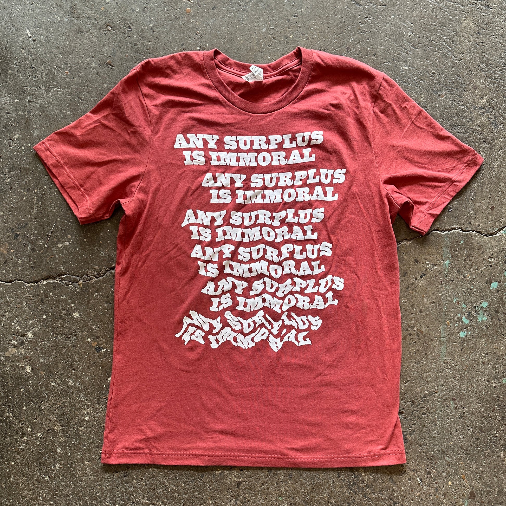 Any Surplus is Immoral: June Truism of the Month – Bread & Water Printshop